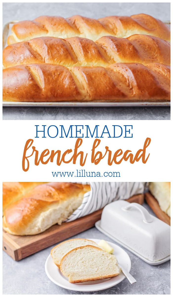 EASY Homemade French Bread {+VIDEO} | Lil' Luna