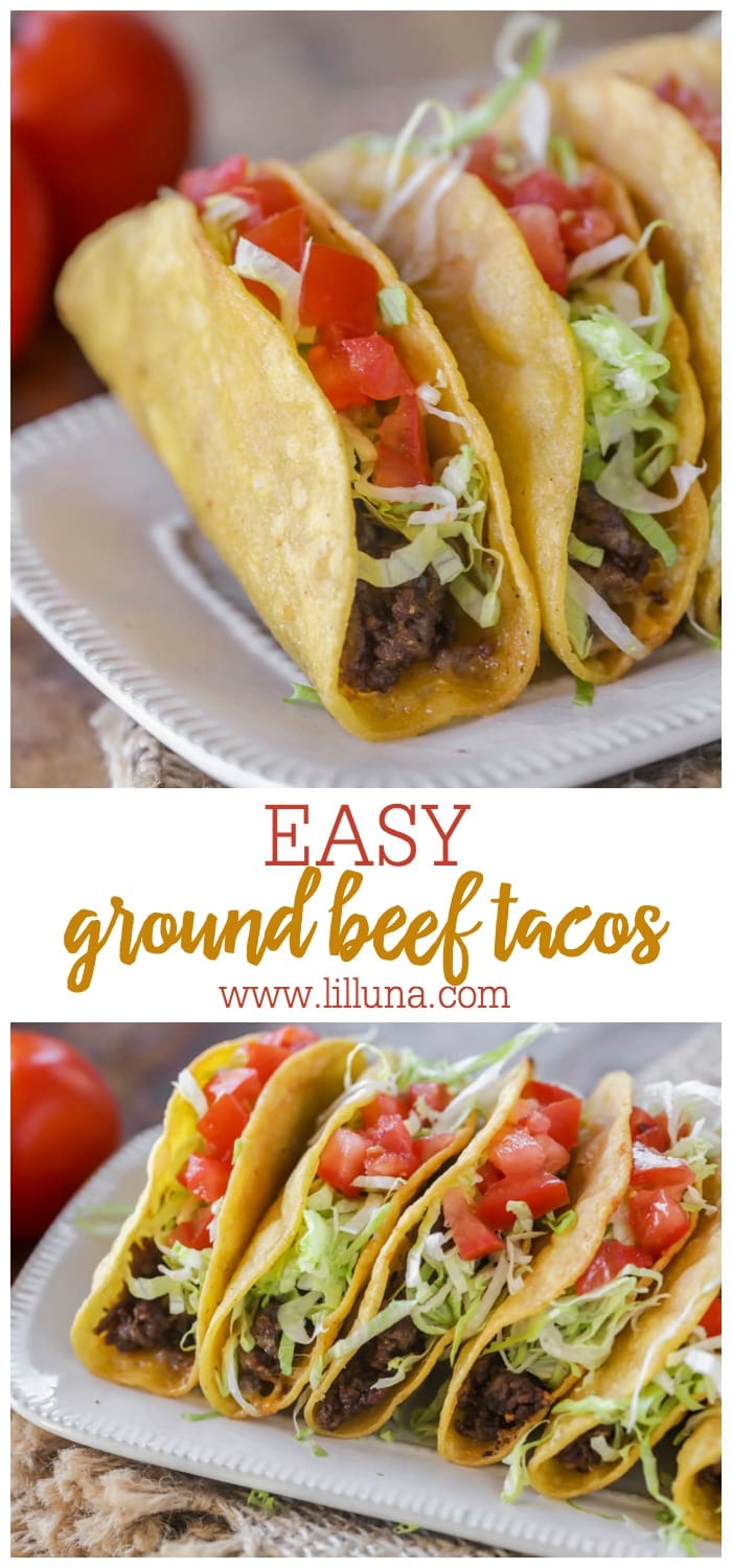 Ground Beef Tacos {Best-Loved Dinner!} | Lil' Luna