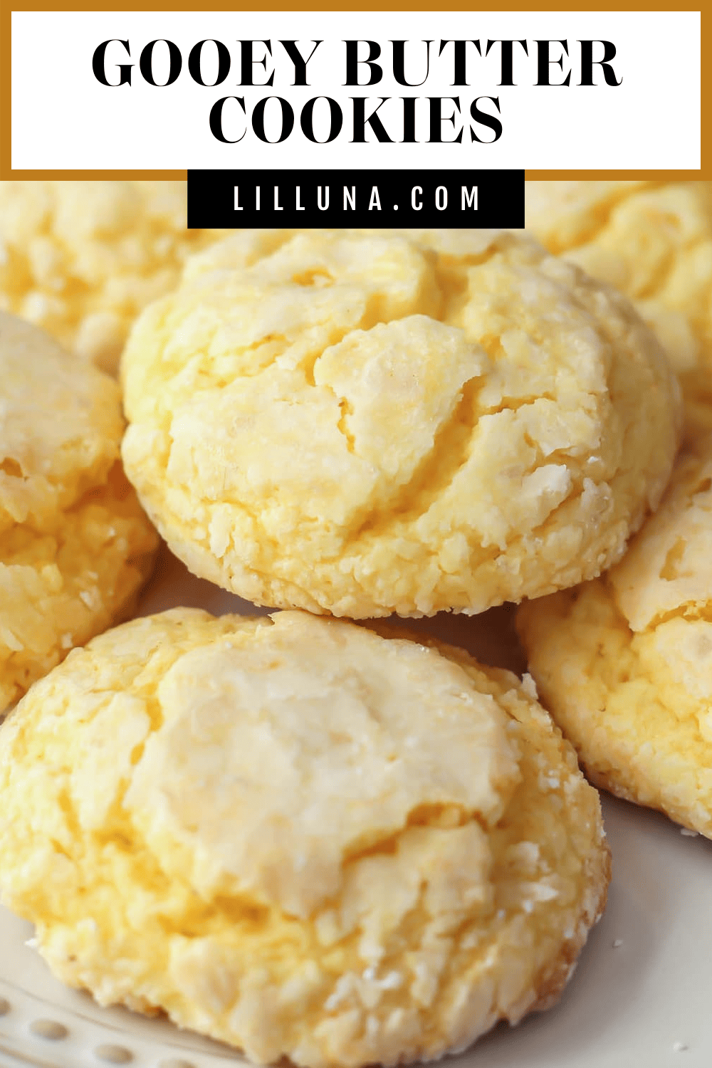 Gooey Butter Cookies Recipe (+VIDEO) | Lil' Luna