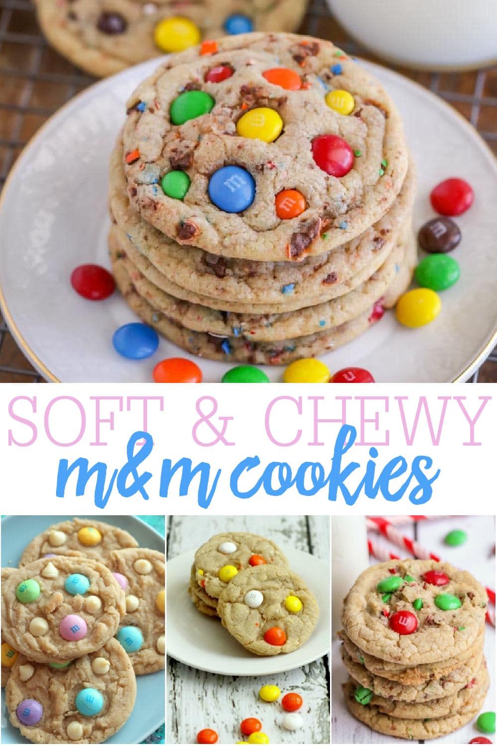 Best M&M Cookies Recipe {+VIDEO} | Lil' Luna