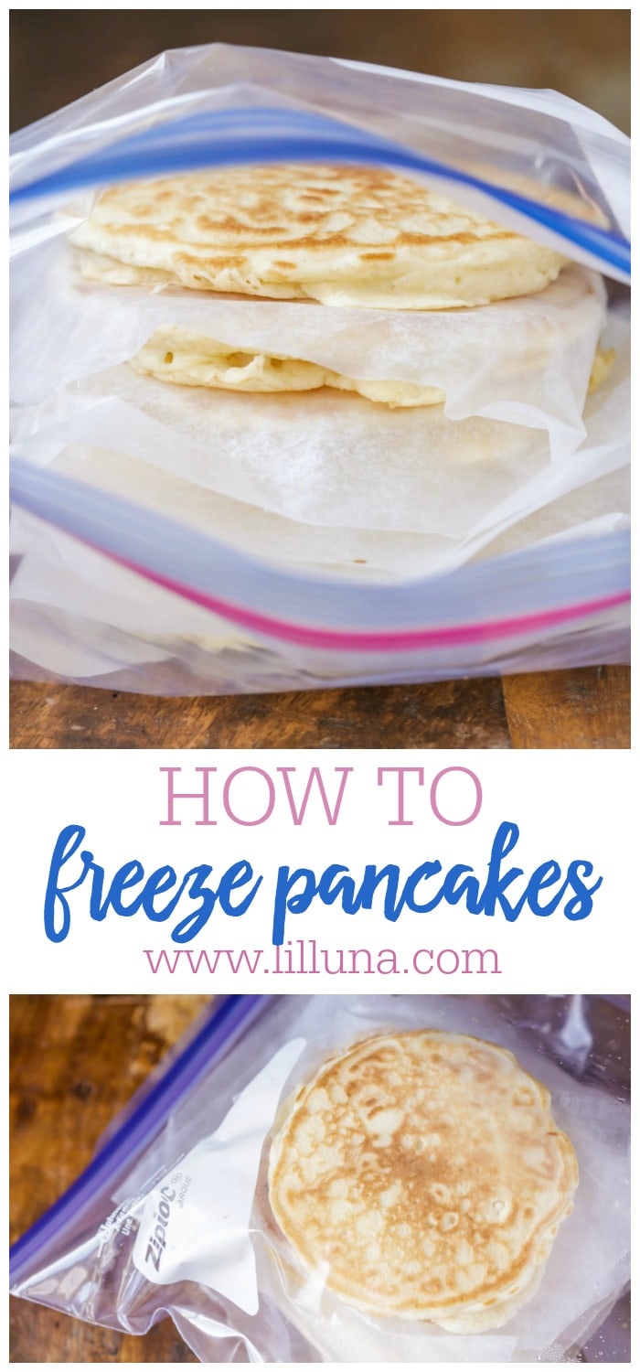 How to Freeze + Reheat Pancakes | Lil' Luna