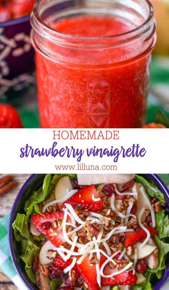 Strawberry Vinaigrette {Just Blend!} | Lil' Luna