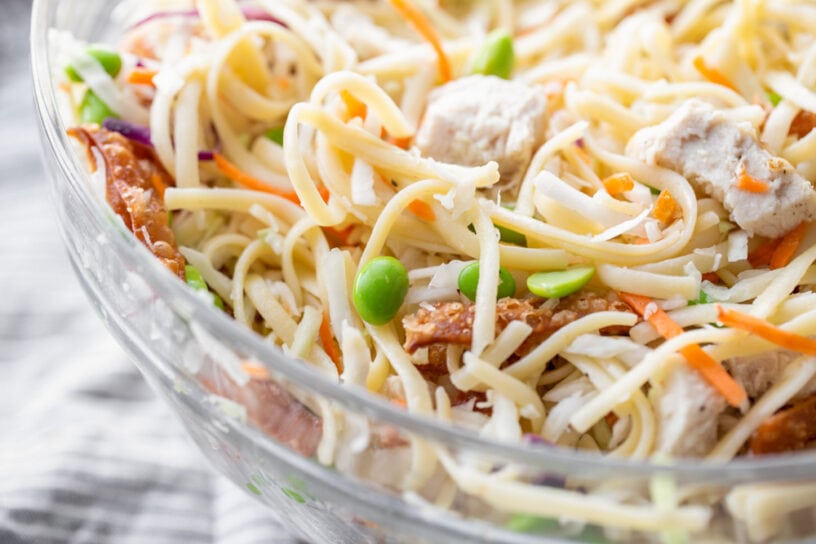 Asian Noodle Salad Recipe (+VIDEO) | Lil' Luna