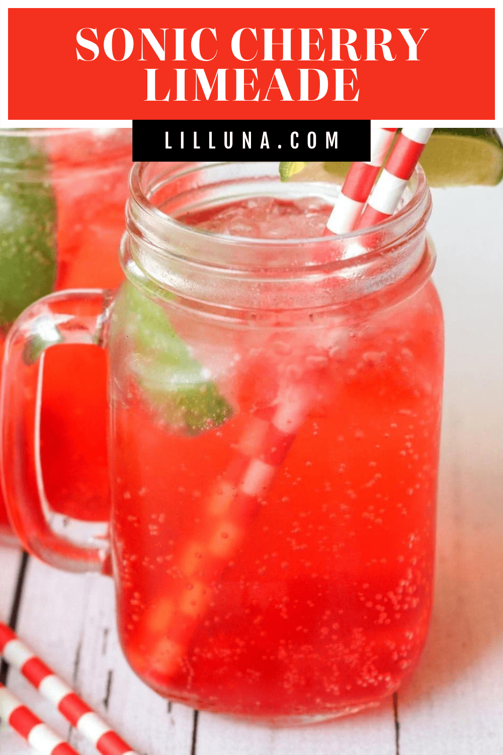 Cherry Limeade {Sonic Copycat Recipe} + VIDEO | Lil' Luna
