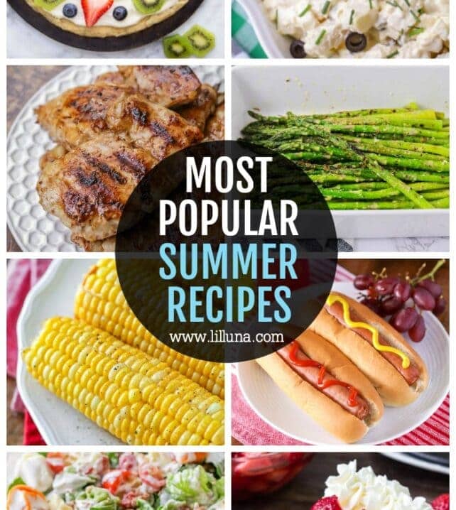 30+ BEST Summer Salad Recipes {Sweet + Savory} | Lil' Luna