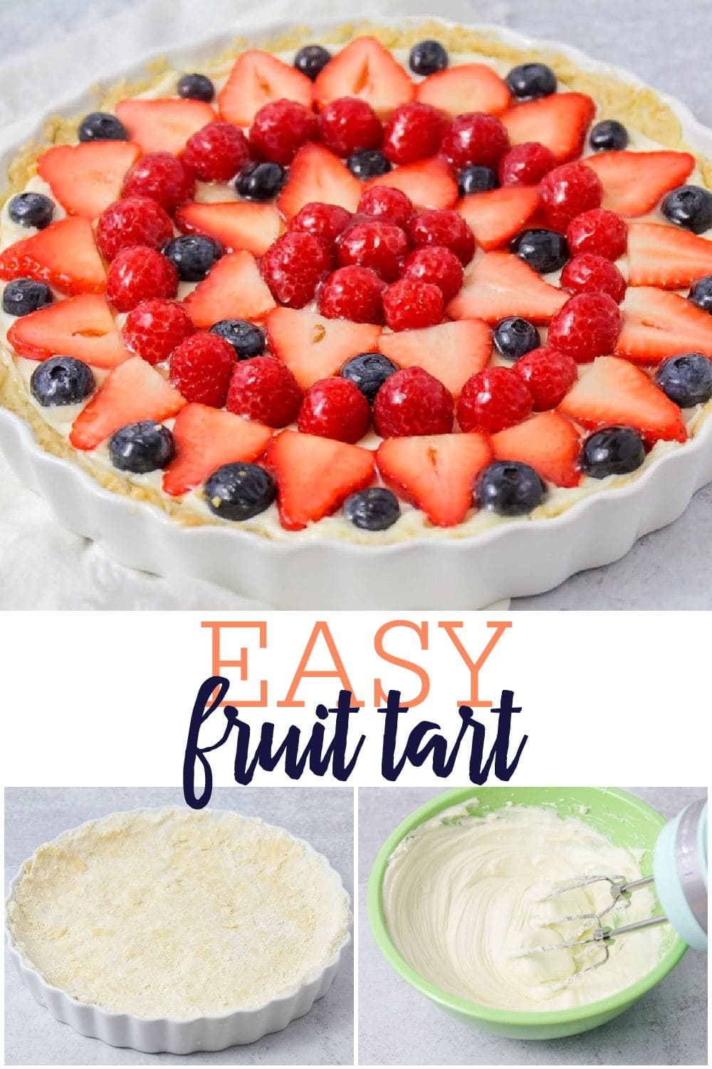 Easy Fresh Fruit Tart Recipe {+VIDEO} | Lil' Luna