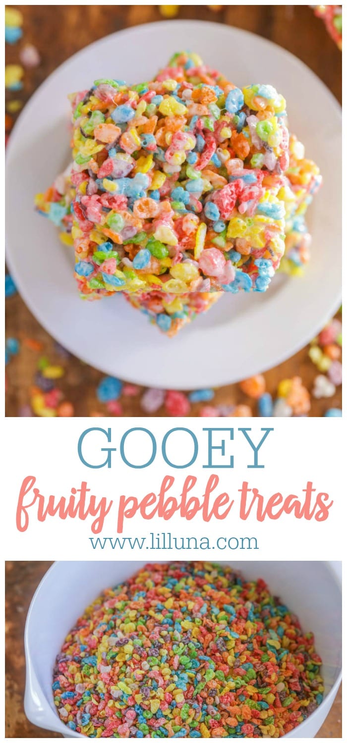 Fruity Pebble Treats Recipe {+VIDEO} | Lil' Luna