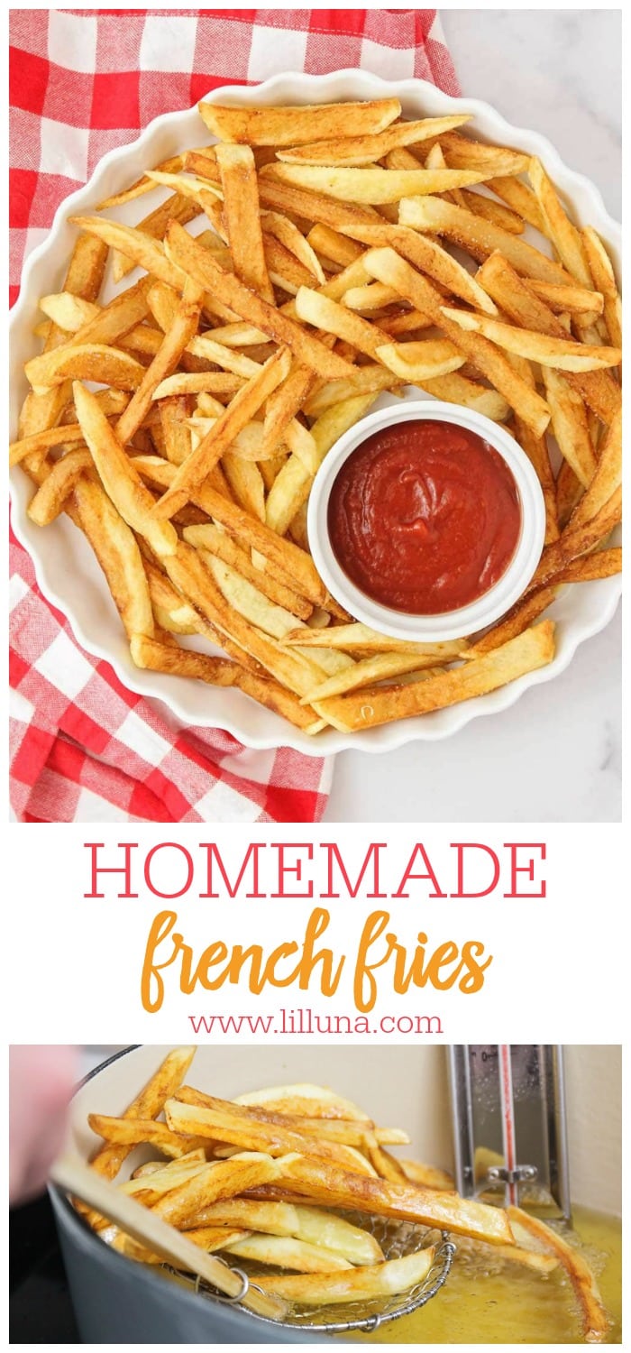 Easy French Fries Recipe {+VIDEO} | Lil' Luna