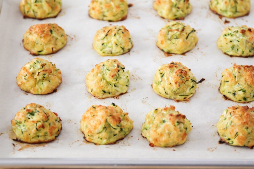 Easy Cheesy Zucchini Tots Recipe (+VIDEO) | Lil' Luna