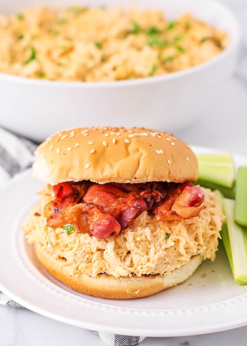 Easy Crack Chicken {Slow Cooker} | Lil'Luna