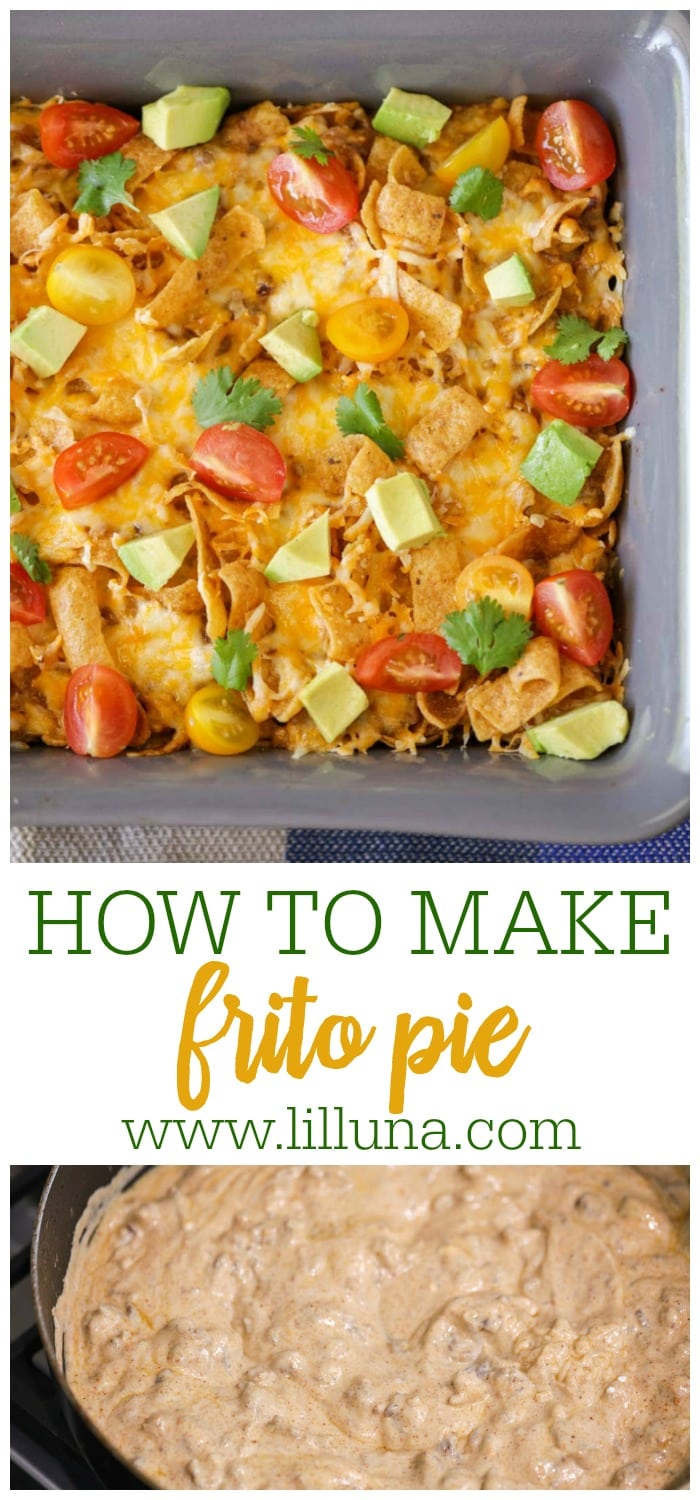 Easy Frito Pie Recipe {+VIDEO} | Lil' Luna