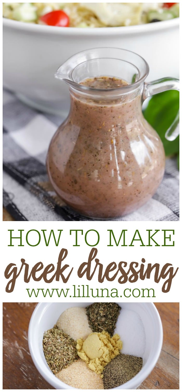 Greek Dressing {Great for salads & marinades!} | Lil' Luna