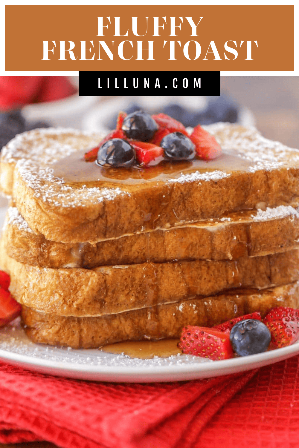 Fluffy French Toast {with Secret Ingredient!} | Lil' Luna