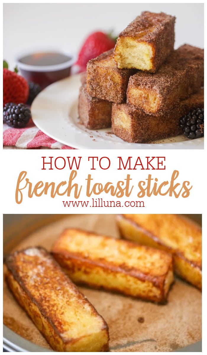 Easy French Toast Sticks {+VIDEO} | Lil' Luna