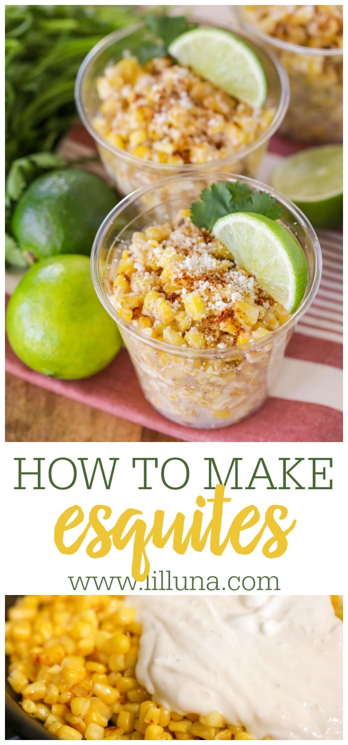Esquites {Mexican Street Corn Cups} +VIDEO | Lil' Luna