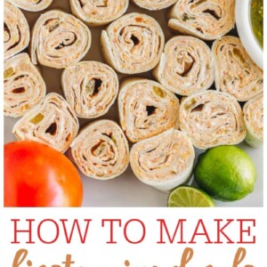 Fiesta Pinwheels {Perfect Party Appetizer} | Lil' Luna