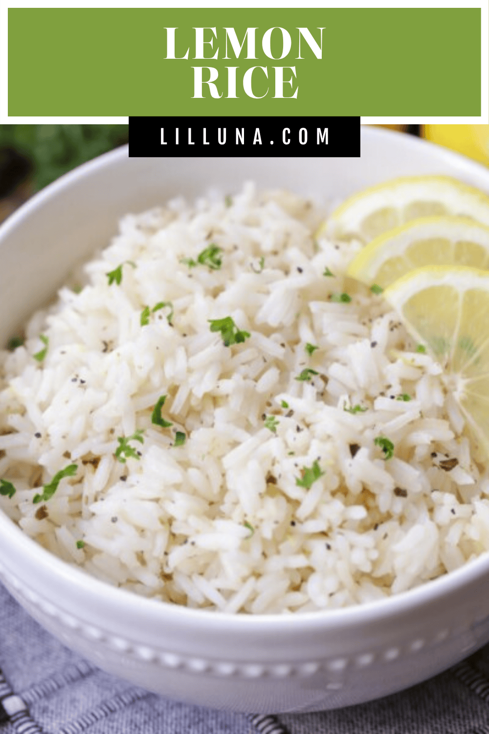 Easy Lemon Rice Recipe | Lil' Luna