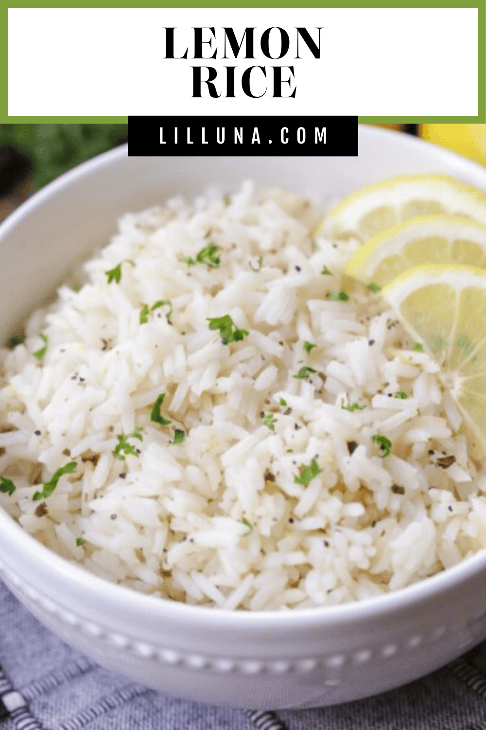 Easy Lemon Rice Recipe | Lil' Luna