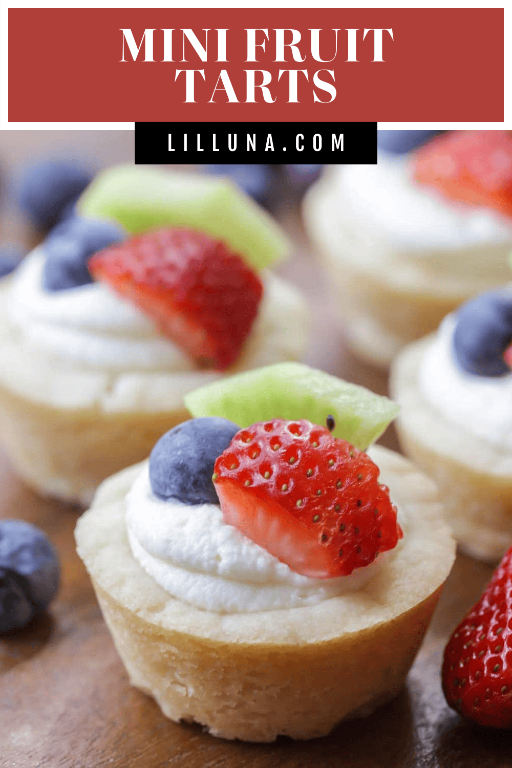 Easy Mini Fruit Tarts {30 Minute Dessert} | Lil' Luna