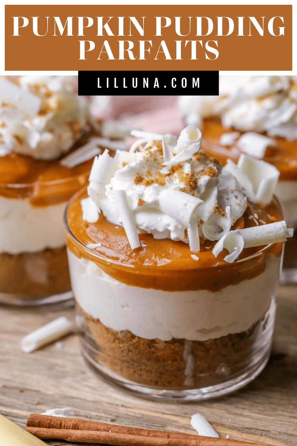 Individual Pumpkin Pudding Parfaits | Lil' Luna