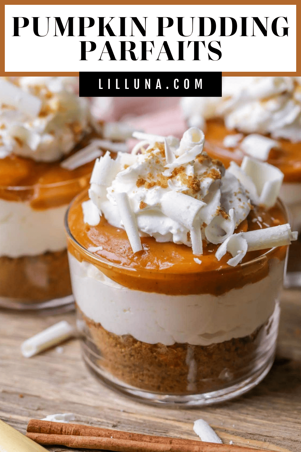 Individual Pumpkin Pudding Parfaits | Lil' Luna