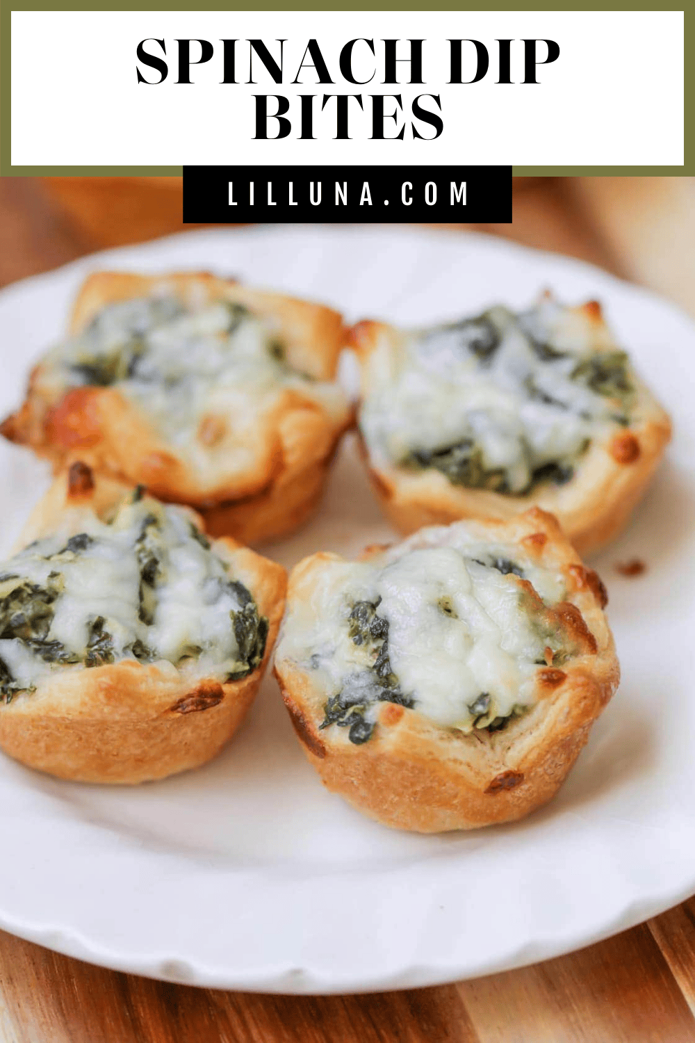 Spinach Dip Bites {+VIDEO} | Lil' Luna
