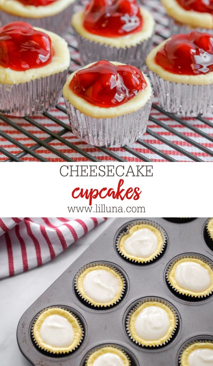 Easy Cheesecake Cupcakes | Lil' Luna