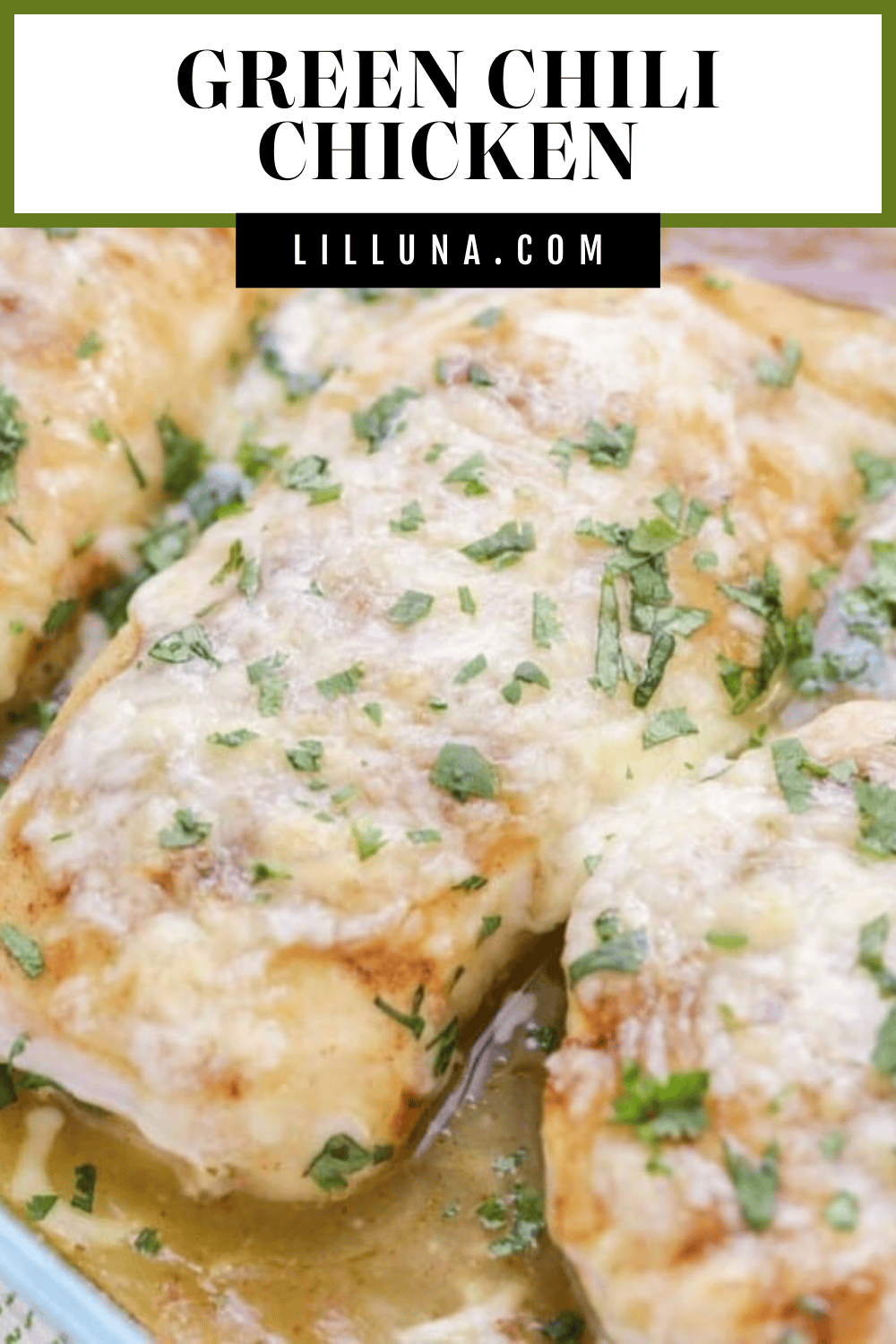Easy Green Chili Chicken {5 Minutes to Prep} | Lil' Luna
