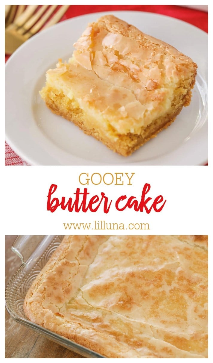 Gooey Butter Cake {+VIDEO} | Lil' Luna