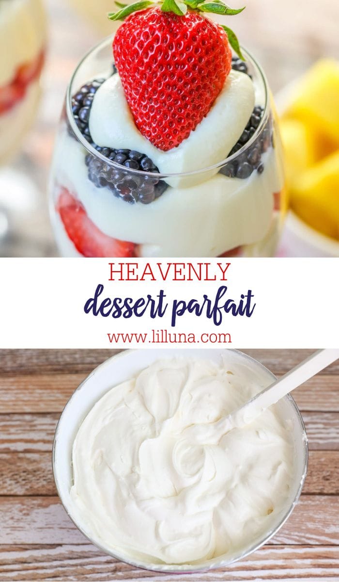 Dessert Parfait {Strawberry Pineapple Parfait!} | Lil' Luna