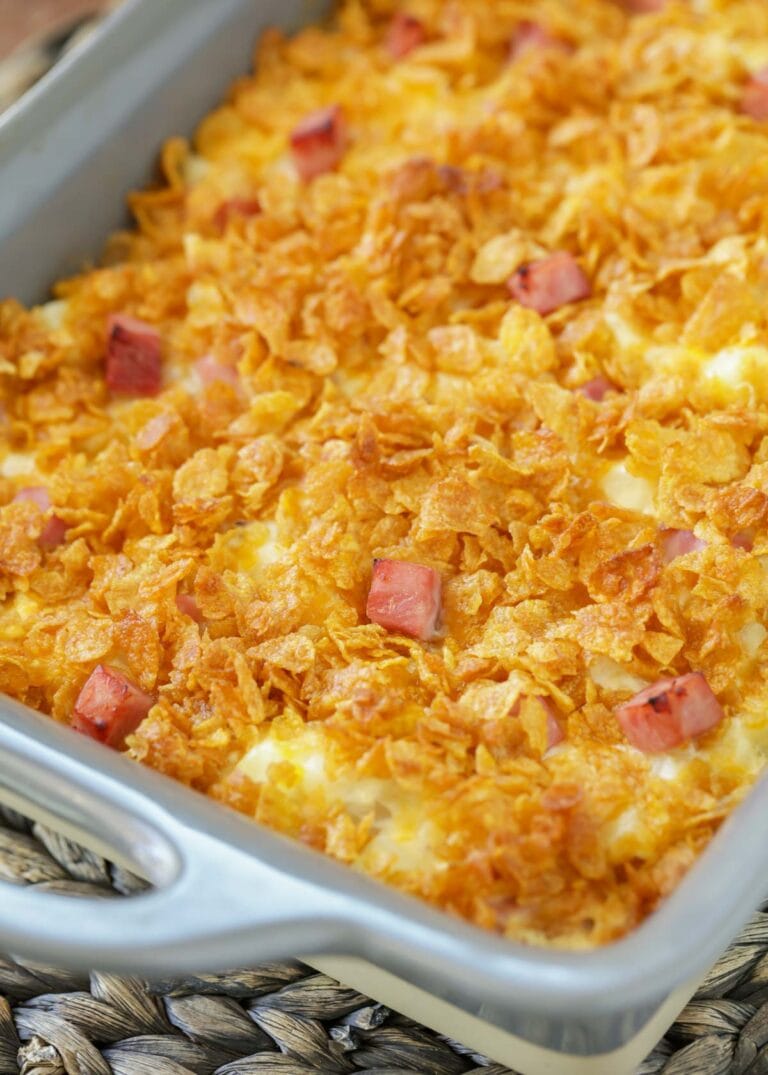 Ham and Potato Casserole {10 Min of Prep!} + VIDEO | Lil' Luna