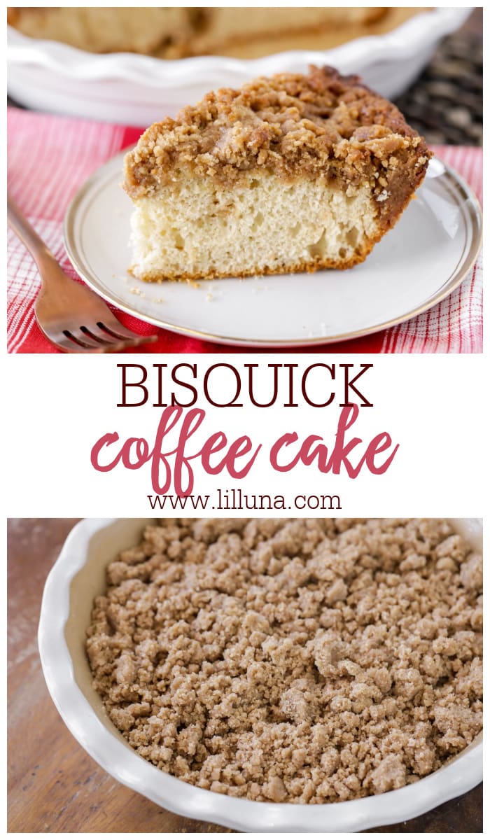 Bisquick Coffee Cake {With Streusel Topping} | Lil' Luna