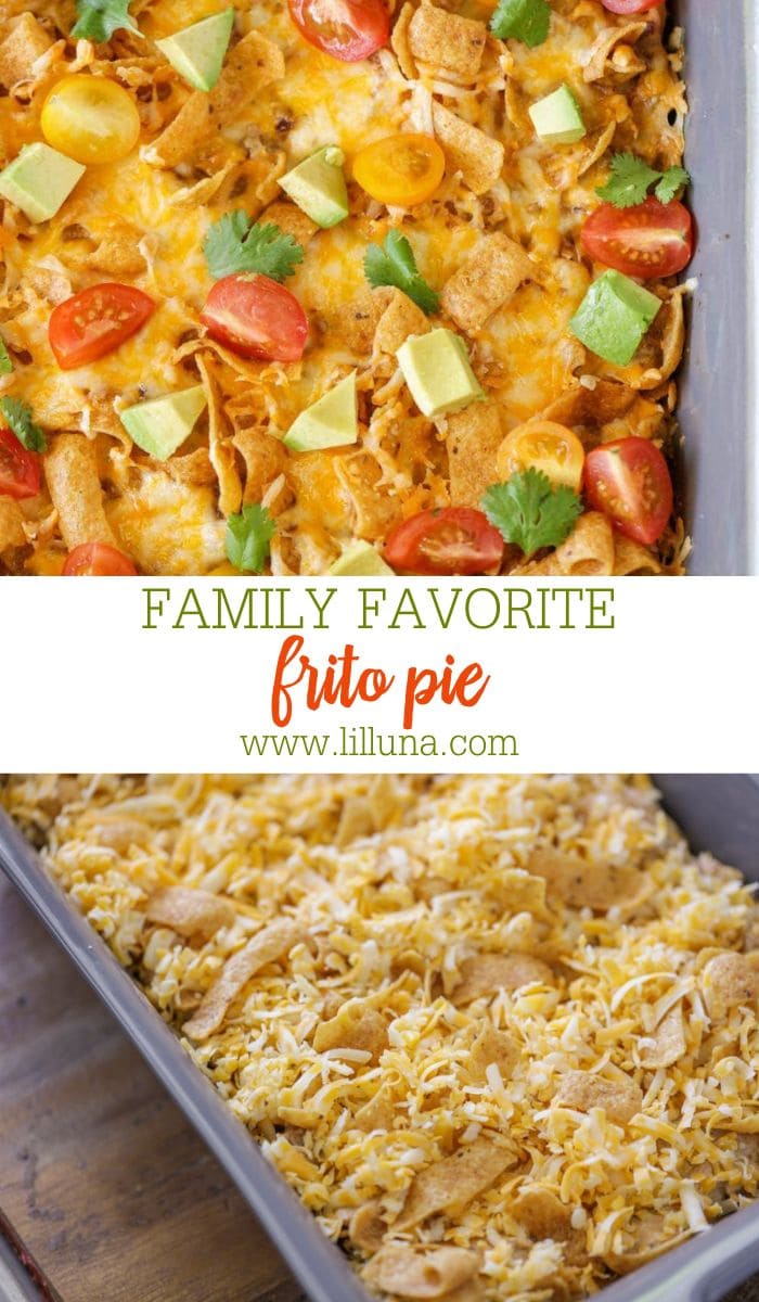 Easy Frito Pie Recipe {+VIDEO} | Lil' Luna