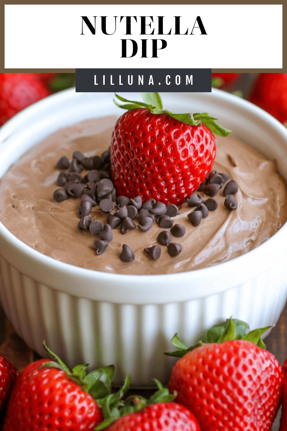 Nutella Dip Recipe {Just 4 Ingredients!} | Lil' Luna