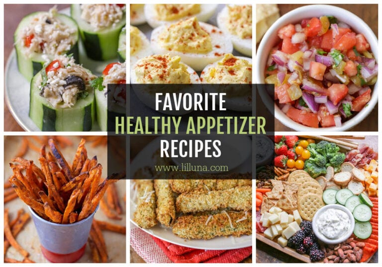 30+ Healthy Appetizers {For All Dietary Needs!} | Lil' Luna