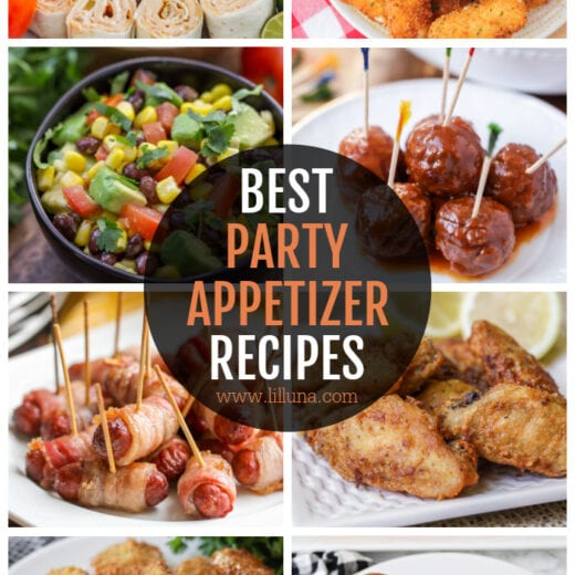 150+ Appetizer Recipes + Popular Party Food | Lil' Luna