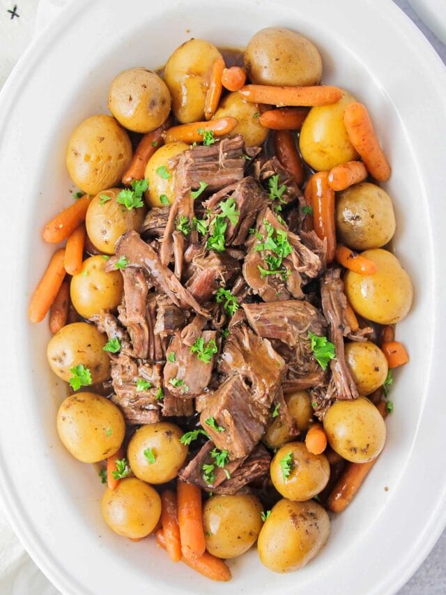 Crock Pot Pot Roast | Lil' Luna