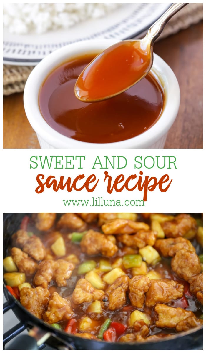 Sweet and Sour Sauce {Homemade from Scratch!} | Lil' Luna