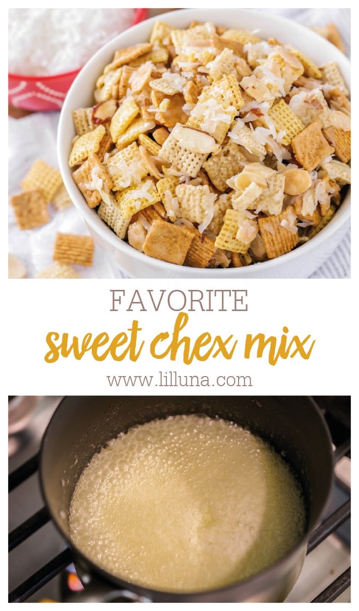 Sweet Chex Mix {Takes 10 Minutes to Make} | Lil' Luna