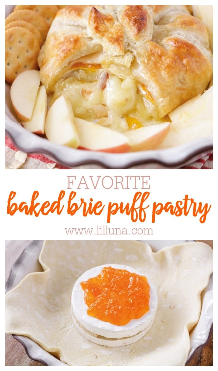 Baked Brie Puff Pastry {Fancy Appetizer} | Lil' Luna