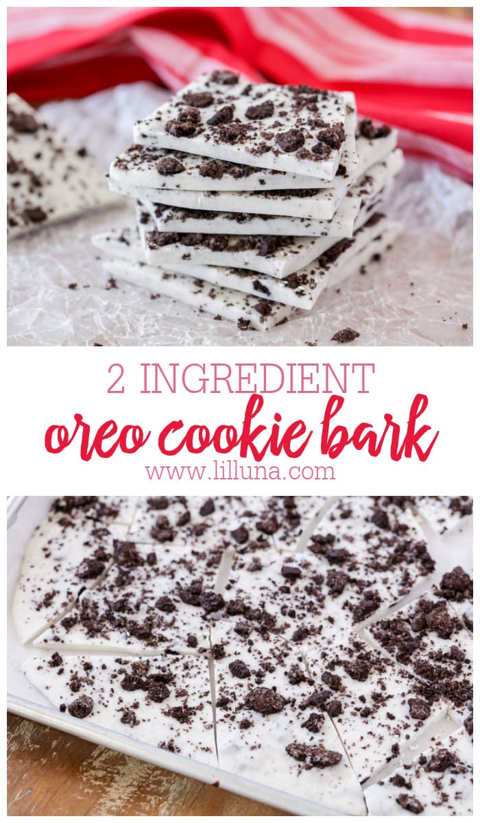 Oreo Cookie Bark {Minutes to Make!} | Lil' Luna