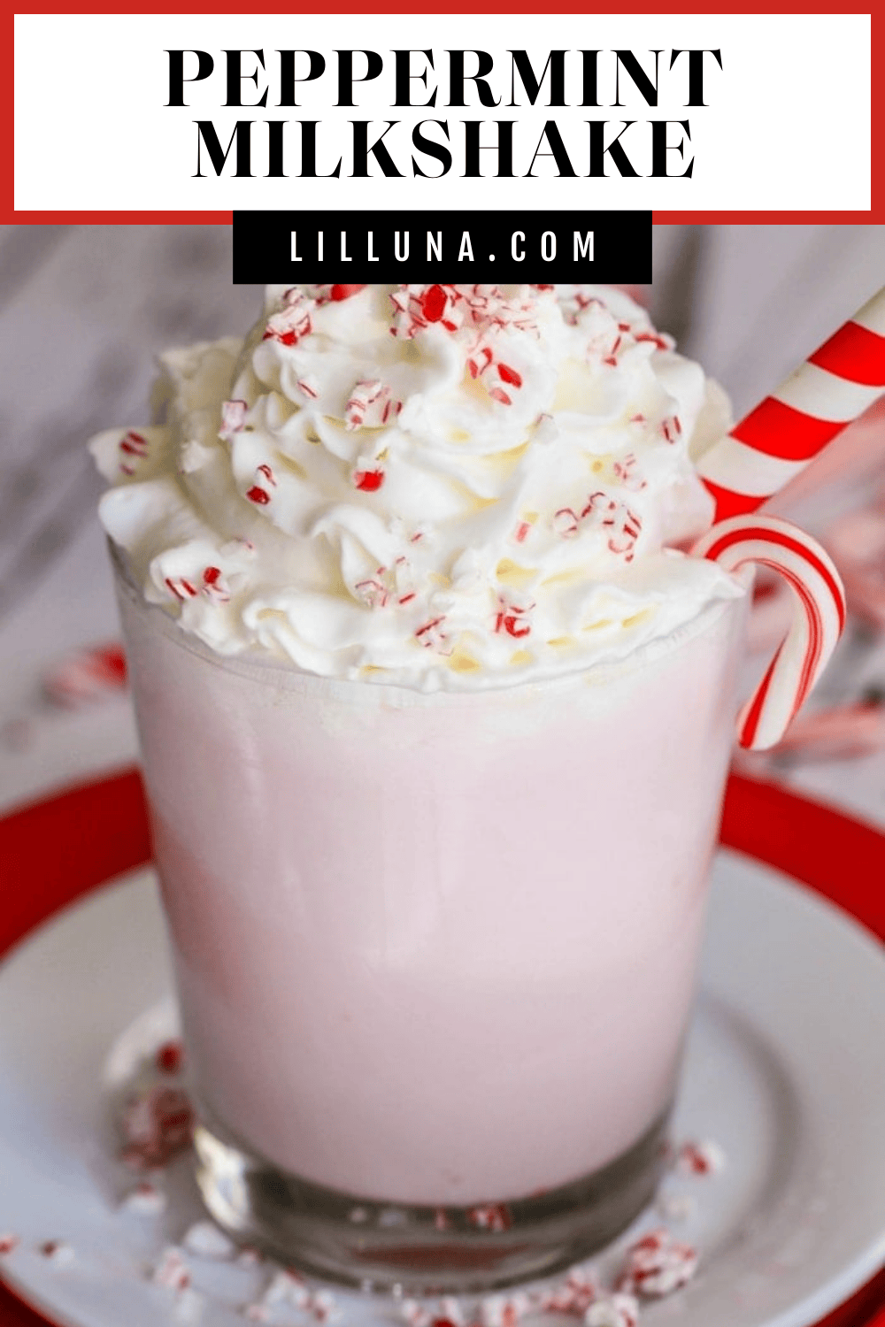Peppermint Milkshake {Kid-Friendly & Delicious} | Lil' Luna