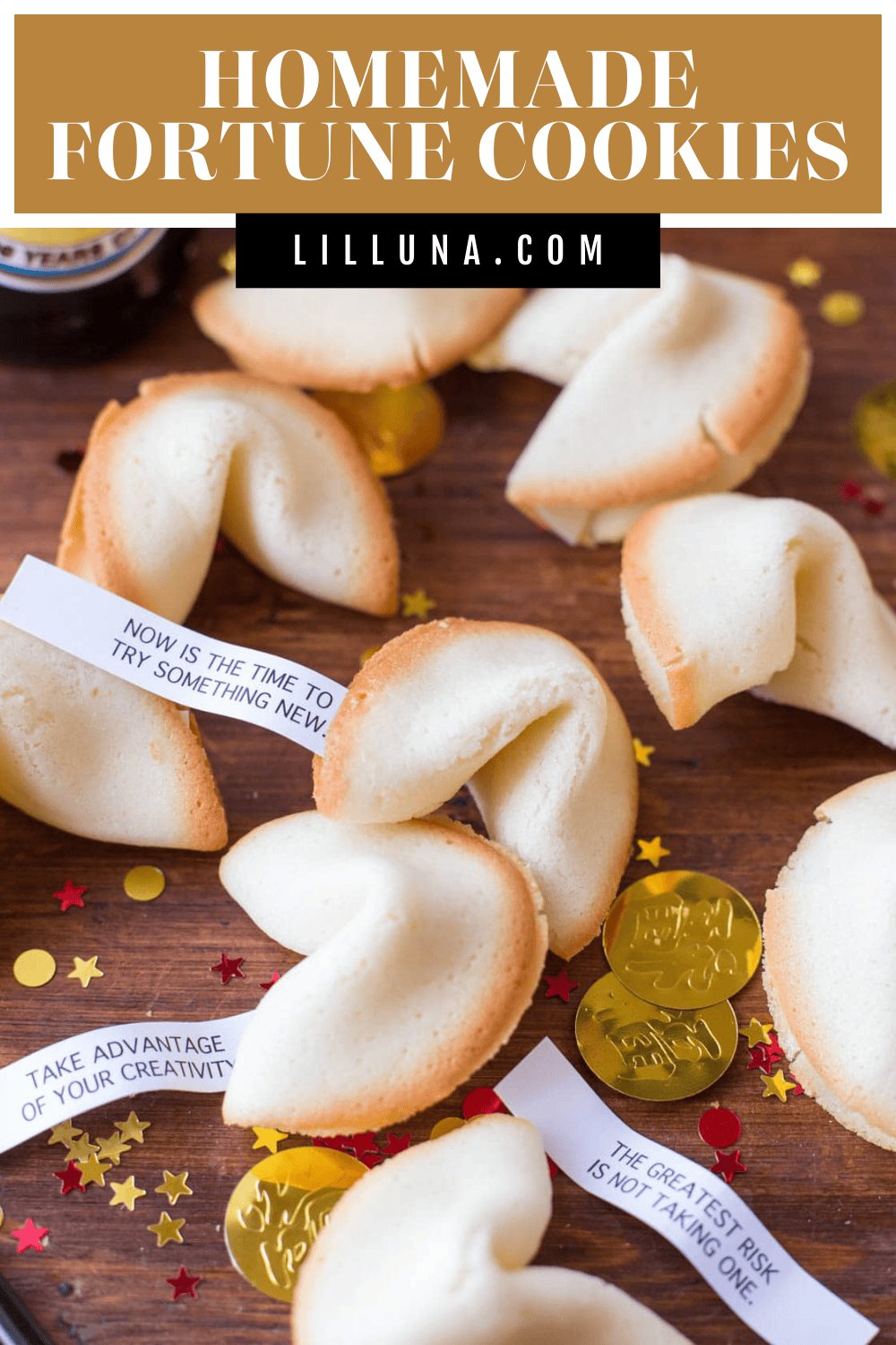 Easy Fortune Cookie Recipe | Lil' Luna
