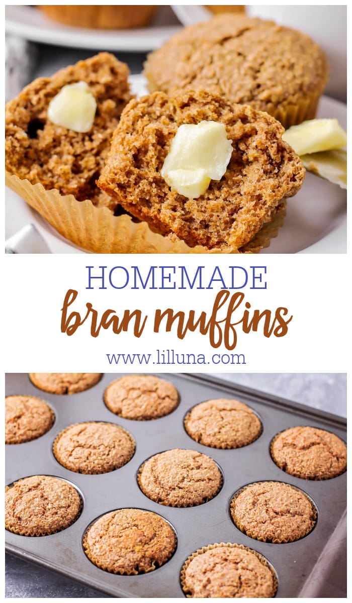 The BEST Bran Muffins {Easy + Healthy} | Lil' Luna