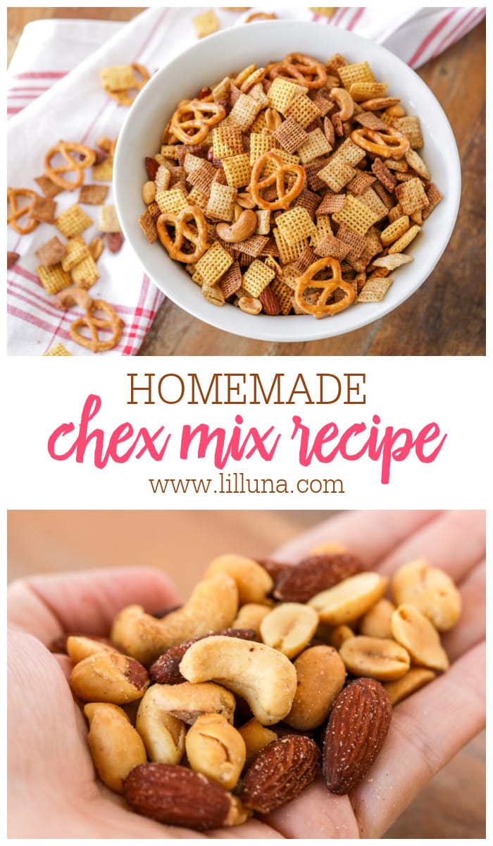Original Chex Mix Recipe {+VIDEO} | Lil' Luna