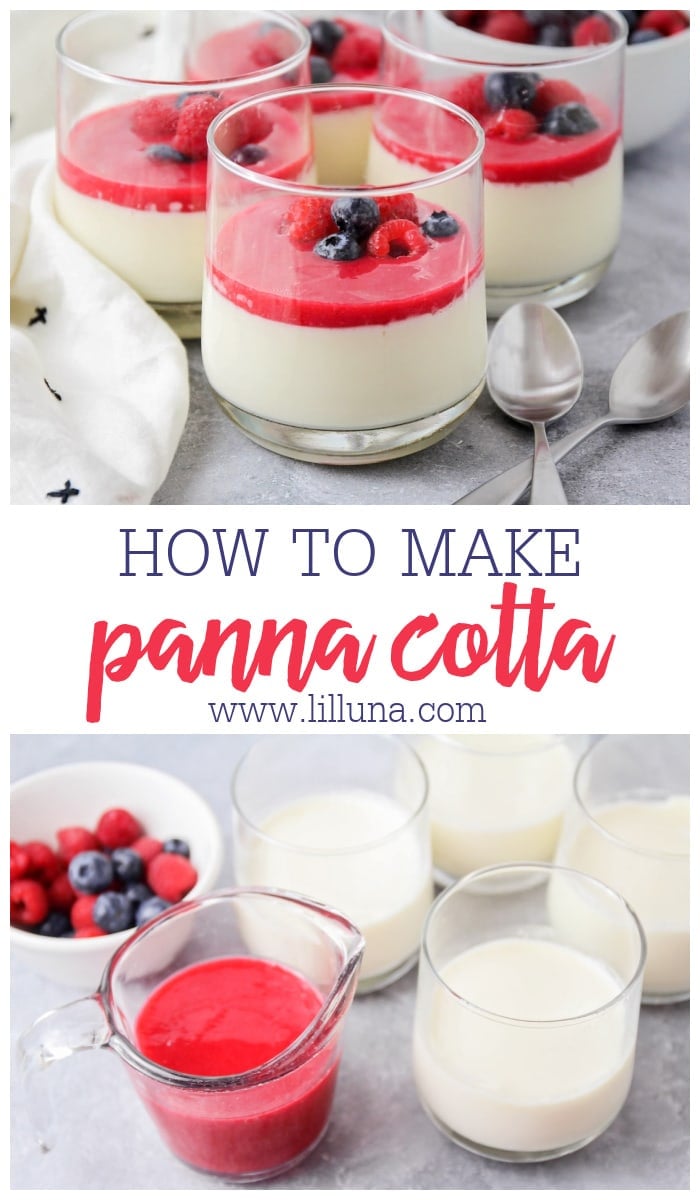 Easy Panna Cotta {aka Italian Pudding} +VIDEO | Lil' Luna