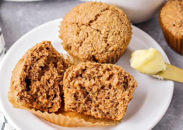 The BEST Bran Muffins {Easy + Healthy} | Lil' Luna