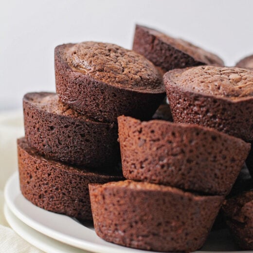 Brownie Bites {Mini, Chewy + Fudgy!} | Lil' Luna