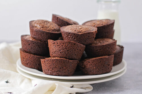 Brownie Bites {Mini, Chewy + Fudgy!} | Lil' Luna