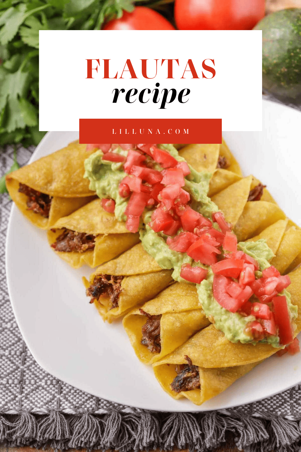 Easy Flautas Recipe | Lil' Luna